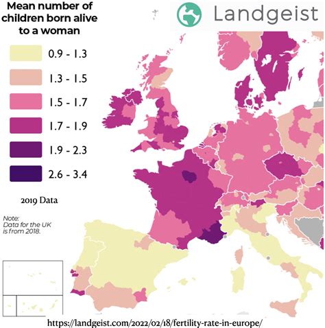 Europe Tfr Map Geocurrents