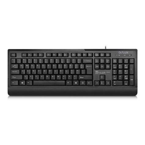 Delux Standard Keyboard Black With Usb Connector Canada Computers