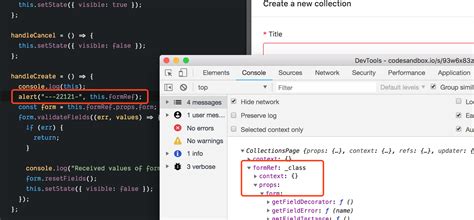 Const Form This FormRef Props Form Undefined Issue Ant Design Ant Design GitHub