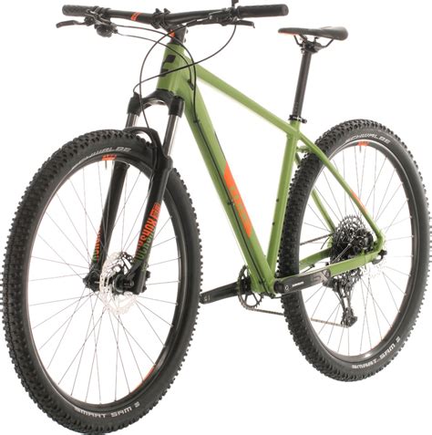 Велосипед Cube Analog 29 Greennorange Зеленый 302110 19 Veloonline