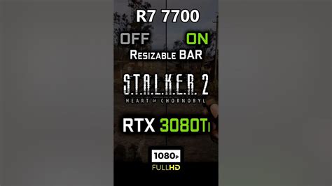 Nvidia Resizable Bar Off Vs On Benchmarked Stalker 2 Youtube