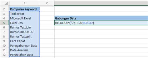 Rumus Terbaru Excel Part Textjoin