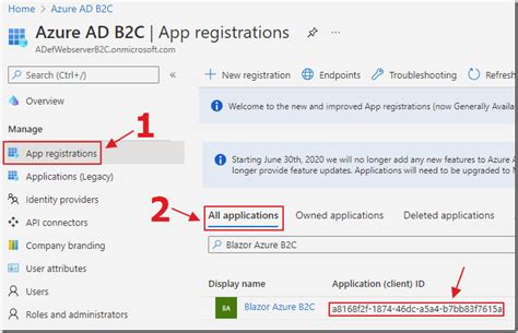 Creating A Blazor Server Azure B2c App Updated To Net 8
