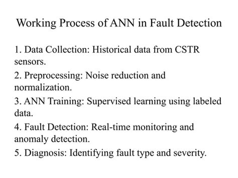 Fault Detection Using Anns Presentation Pptx