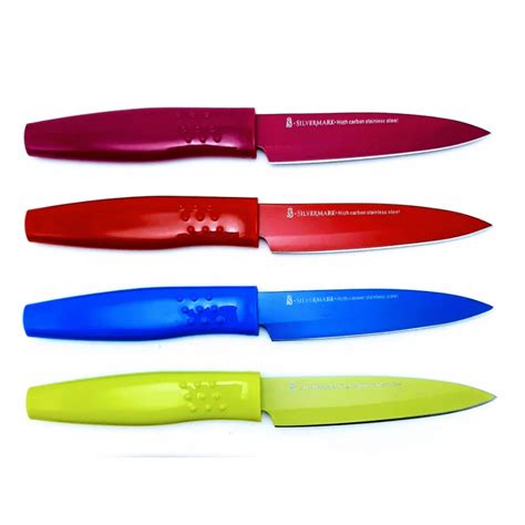 Faca De Legumes E Frutas 35 Polegadas Starhouse Chef Color Aço Inox Premium Shopee Brasil