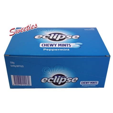 Eclipse Chewy Mints Peppermint Bottle 93g My Sweeties