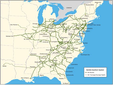 Intermodal Rail Map Us World Maps