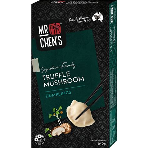 Mr Chen S Truffle Mushroom Dumplings 240g Woolworths