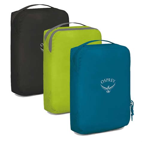 Buy Osprey Medium Packing Cube Black Waterfront Blue And Limon Green