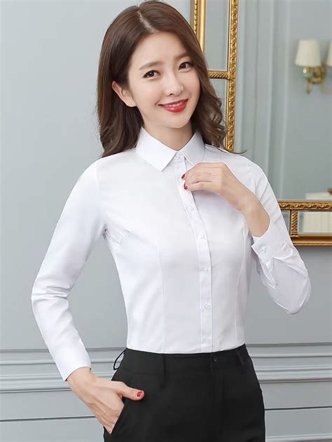 凯迪拉克4s店白衬衫男女销售长短袖衬衫商务正装衬衣工作服职业装虎窝淘