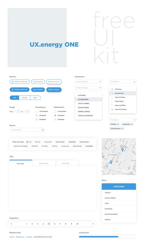 Material UI Kit Free Psd Behance