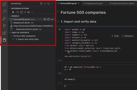 Native Notebooks Kernel Information Management · Issue 7598