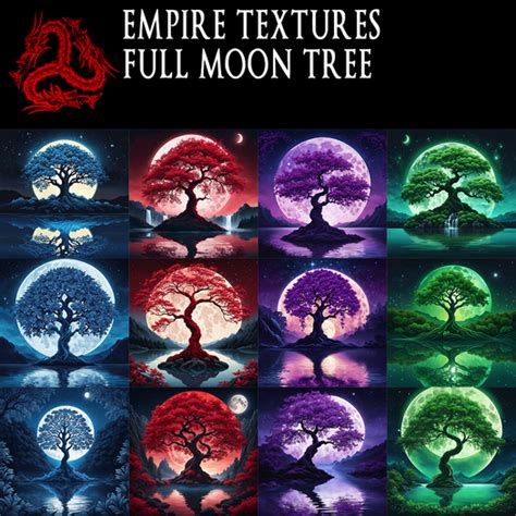 Second Life Marketplace Empire Textures Full Moon Tree