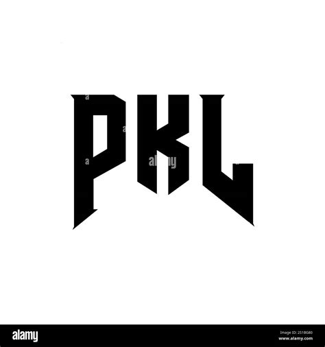 Pkl Letter Logo Design For Technology Company Pkl Logo Design Black