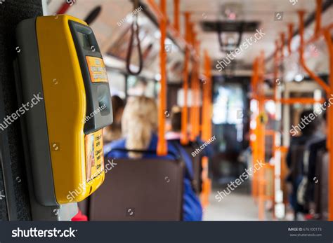 Ticket Validator On Public Transport Bus Stock Photo Shutterstock