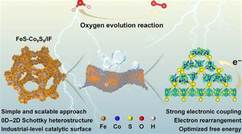 0d2d Schottky Heterostructure Coupling Of Fes Nanosheets And Co9s8 Nanoparticles For Long Term
