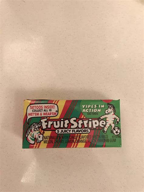 Fruit Stripe Gum R Nostalgia