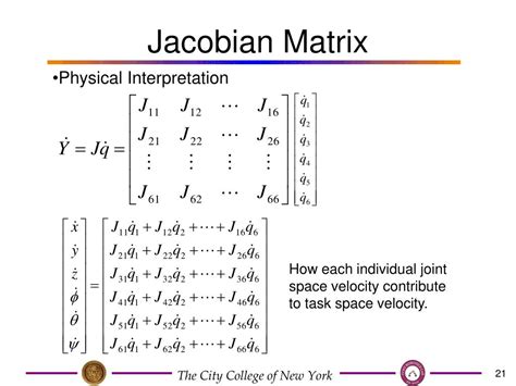 ppt inverse kinematics jacobian matrix trajectory planning powerpoint