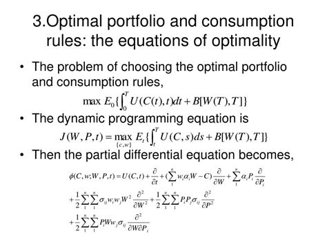 Ppt Chp 5 Optimum Consumption And Portfolio Rules In A Continuous Time Model Powerpoint