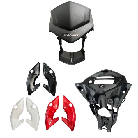 Kit Carenagem Farol Suporte Painel Carenagem Lateral Fan Titan Start