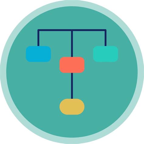 Hierarchical Structure Flat Multi Circle Icon 43004034 Vector Art At