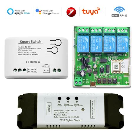 Zigbee Tuya Ewelink Garázs Ajtó Nyitó Vezérlő Intelligens Kapcsoló