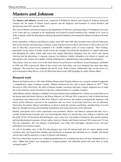 Masters And Johnson Pdf Sexual Arousal Orgasm