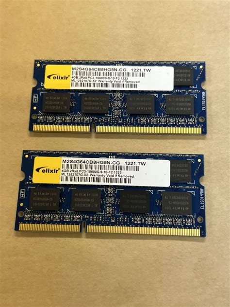 Yahoo!オークション - 4GBx2枚=8GB #317# M2S4G64CB8HG5N-CG 1221.TWli...