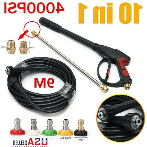 4000PSI High Pressure Washer Spray Gun Wand Lance