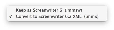 How To Use Mac Screenwriters Mmx File Format Write Brothers Support