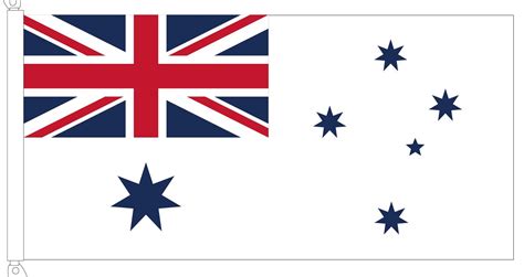 White Ensign Flag 90 X 45 Cm Knitted Polyester Custom Flag Australia