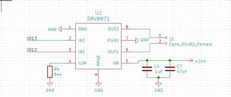 Drv8871 Occasionally Burns Pin Out Using Esp32 Motor Drivers Forum