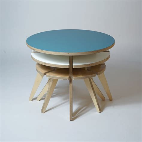 Plywood Nesting Tables Crop Circle Wood And Wire