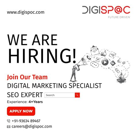 Digispoc Technology On Linkedin Hiring Seojobs Digitalmarketing