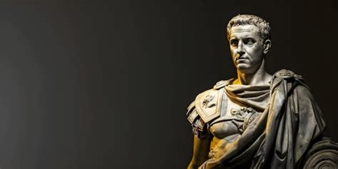 Premium Photo Gus Julius Caesar Iconic Roman General And Statesman