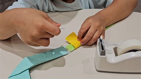 유아가 쓰는 테이프 디스펜서 후기 잘잘리오 미니 3m 원터치 디스펜서 다이소 3m