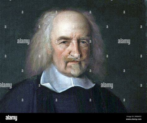Thomas Hobbes 1588 1679 English Philosopher Detail Of Painting About