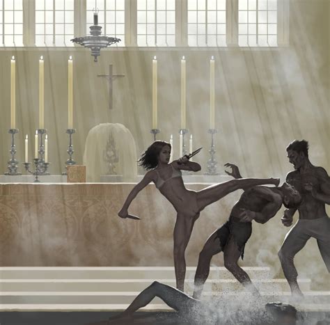 Rule 34 Barefoot Bottomless Buffy The Vampire Slayer Church Church Interior Dagger Faith