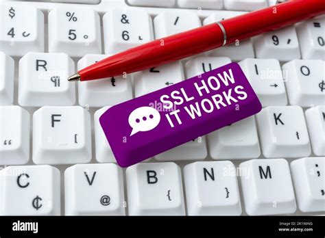 Hand Writing Sign Ssl How It Workssession Key Is Used To Encrypt All