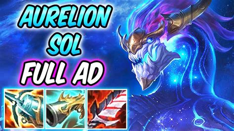 Full Ad Aurelion Sol Mid Build And Runes League Of Legends Youtube