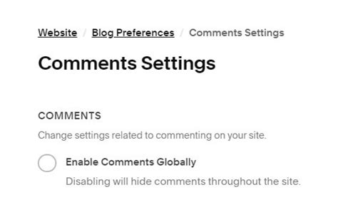 How To Enabledisable Comments In Squarespace — Primitus Consultancy