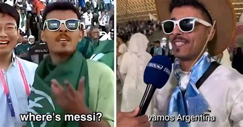 Dónde Está Messi” El Hincha De Arabia Saudita Que Se Hizo Viral Ahora
