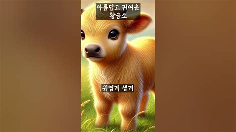 도깨비 소개 아름답고 귀여운 황금소 Youtube