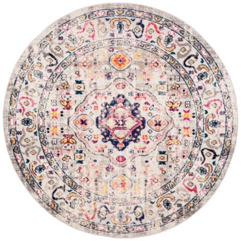 Safavieh Safavieh Madison Collection Mad468f Grey Blue Rug 3 Round