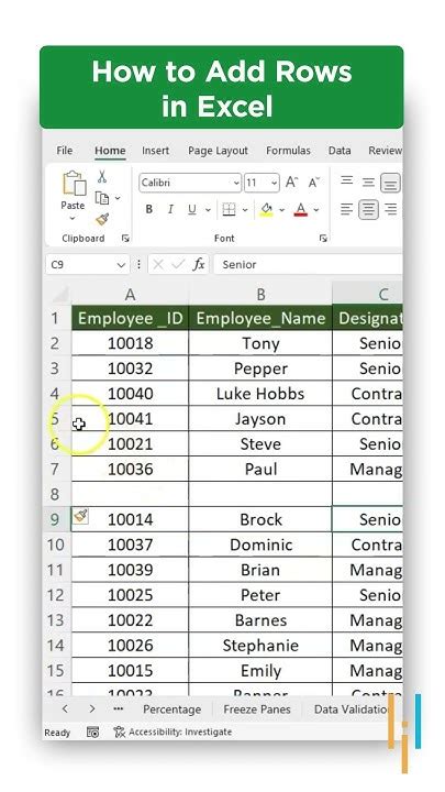 🔥 How To Add A Row In Excel Shorts Simplilearn Youtube