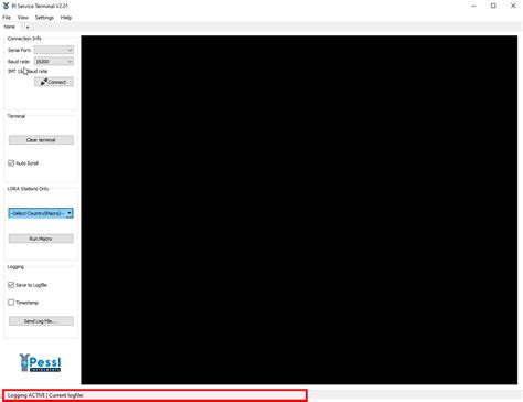 Create Log File With Pi Service Terminal Nb Iot Stations Pessl Instruments Gmbh
