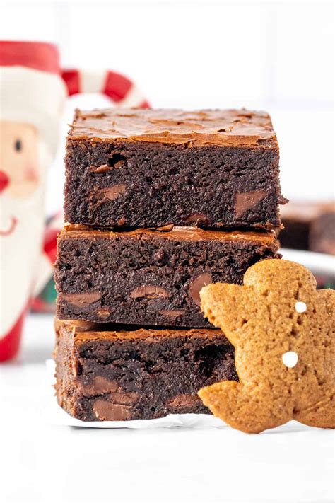 Gingerbread Brownies Just So Tasty
