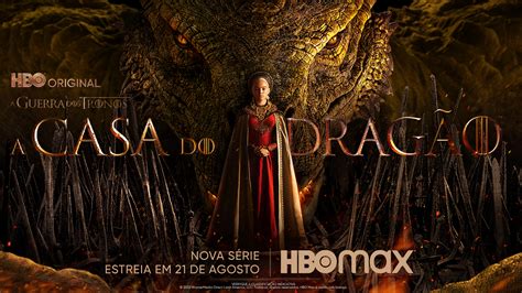 A Casa do Dragão HBO Max apresenta pôster oficial da nova série
