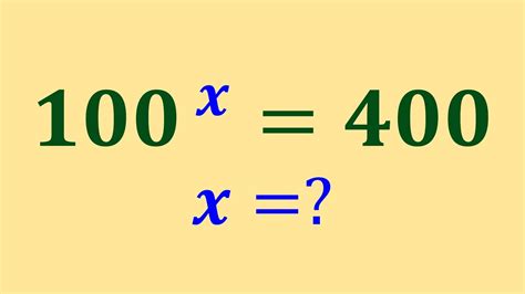 A Nice Exponent Problem How To Solve This Problem 👇 Youtube