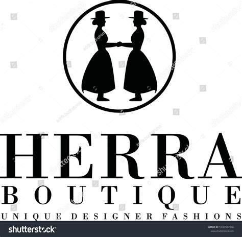 Template Logos Labels Emblems Thread Needle Stock Vector Royalty Free Shutterstock